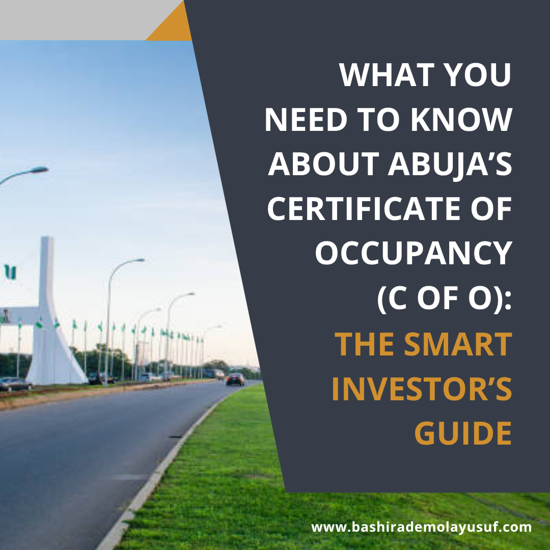 What You Need to Know About Abuja’s Certificate of Occupancy (C of O ...